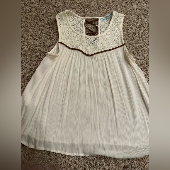 Maurices | Tops | Maurices Cream Color Tank Top In Size Medium Wore ...